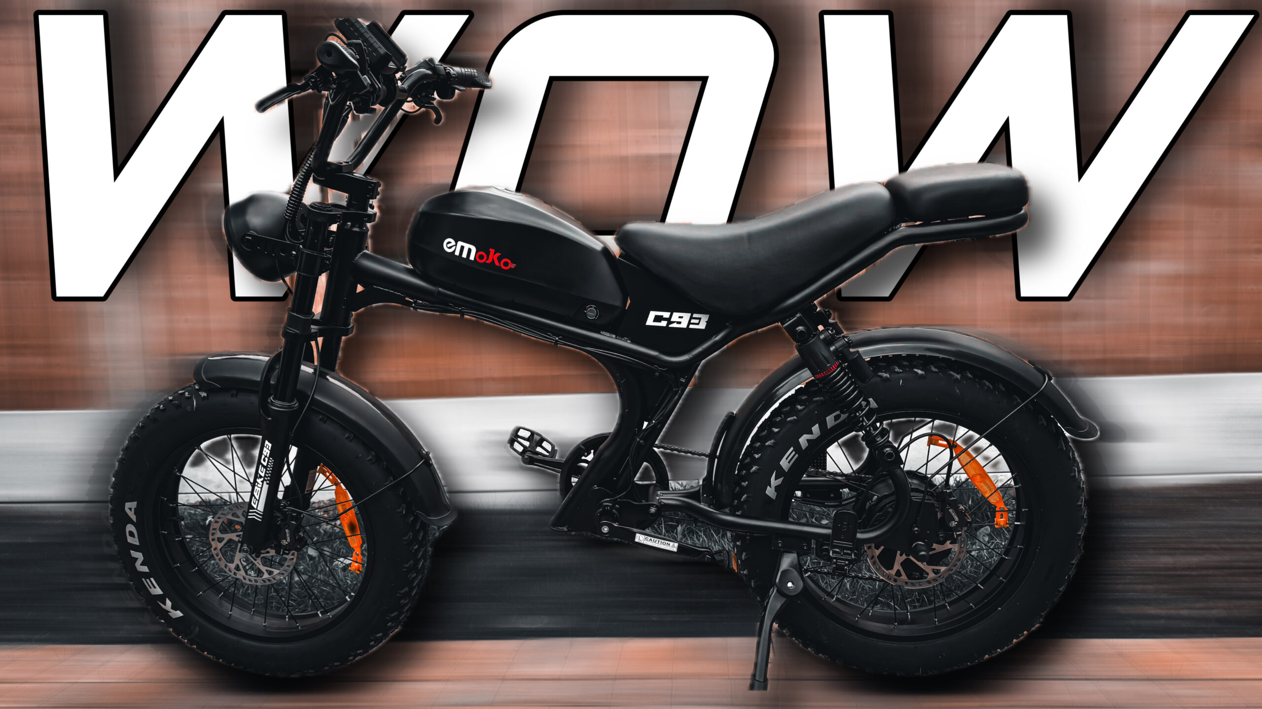 Emoko C93 unboxing + first ride (crazy e-bike feels like a MOTORBIKE ...